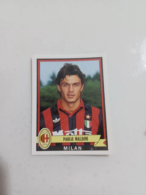 FIGURINA CALCIATORI PANINI 1992 93 - PAOLO MALDINI n. 214 esaurita top player EUR 15,00 ...