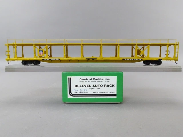 HO BRASS MODEL - OMI 1354 UP Union Pacific Bi-Level Auto Rack Open Type ...