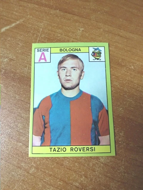 FIGURINA CALCIATORI PANINI TAZIO ROVERSI - BOLOGNA 1968-69 originale ...