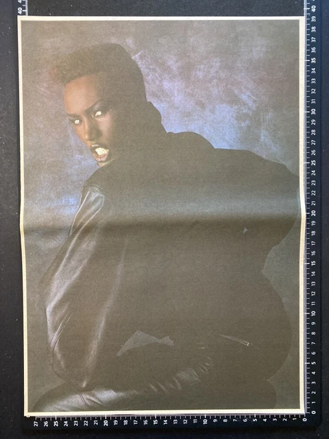 GRACE JONES - Nme Magazine Photo - 1985 Vintage Poster Size Advert £11. ...