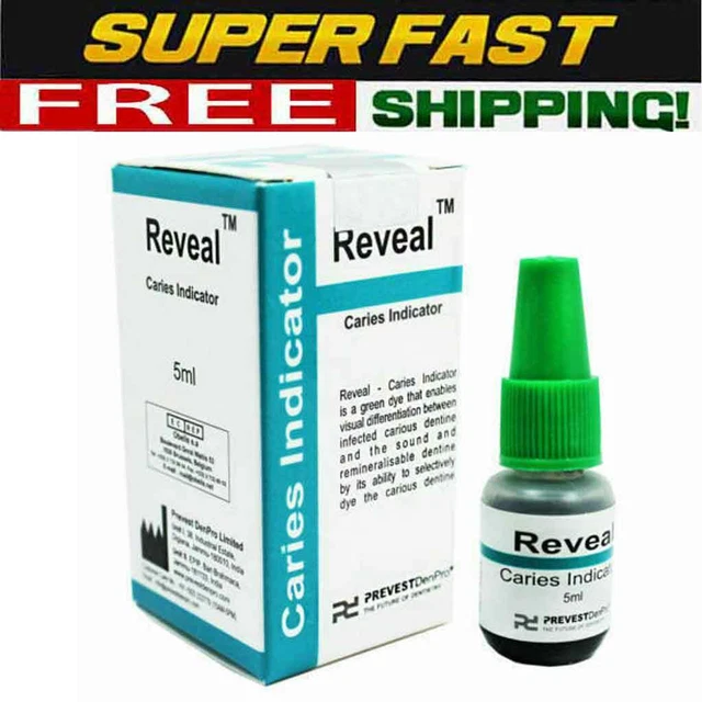4 X DENTAL Caries Indicator Dye Dentin Caries Detector (Long expiry) £ ...
