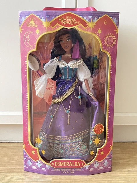 DISNEY STORE ESMERALDA Ltd Edition Doll 25th Anniversary Hunchback ...
