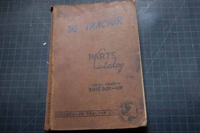 Cat Caterpillar D8 Tractor Dozer Crawler Parts Manual Catalog Shop