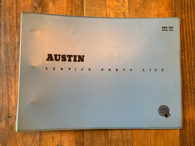 AUSTIN MINI COOPER Original Service Parts List Folder No AKD1932 Used £ ...