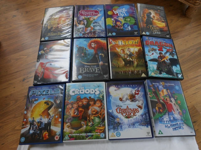 DISNEY/PIXAR BUNDLE DVD x12 VGC £8.00 - PicClick UK