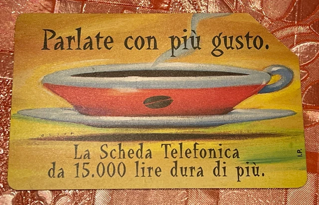 SCHEDA TELEFONICA COLLEZIONE Parlate Con Piu' Gusto 10000 Lire Anno ...