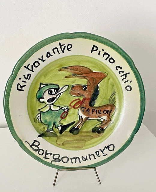 ASSIETTE SOLIMENE VIETRI PINOCHIO - N°1. EUR 35,00 - PicClick FR