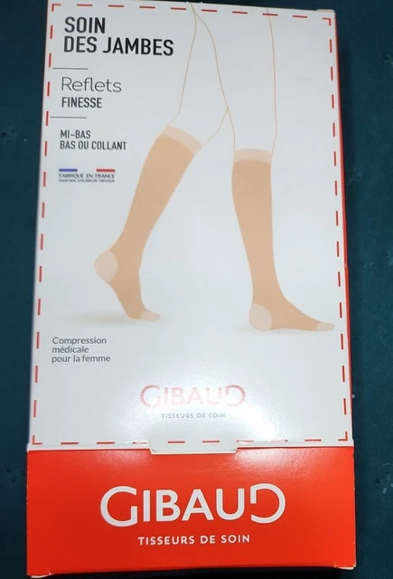 GIBAUD MI-BAS COMPRESSION Reflets Finess 2N 2746 Contention Femme ...