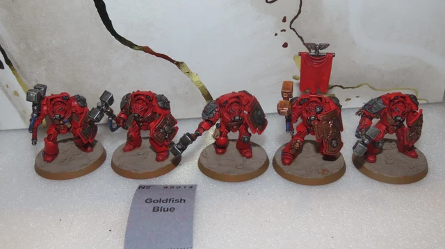 GAMES WORKSHOP WARHAMMER 40k Blood Angels Terminator Assault Squad ...