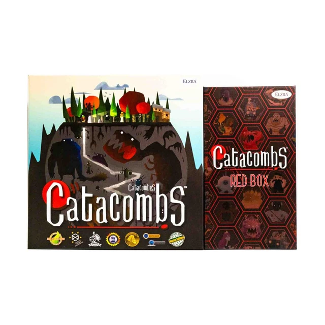 ELZRA GAMES DEXTERITY Jeux Catacombs (3rd Édition) Avec / Rouge Box ...