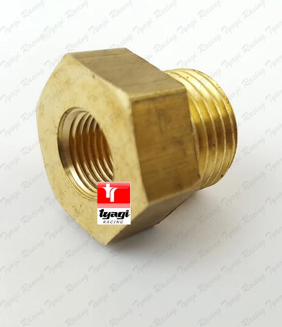M10X1 BUCHSE AUF M12x1.5 Stecker Reduzierstück Öl Manometer Adapter ...