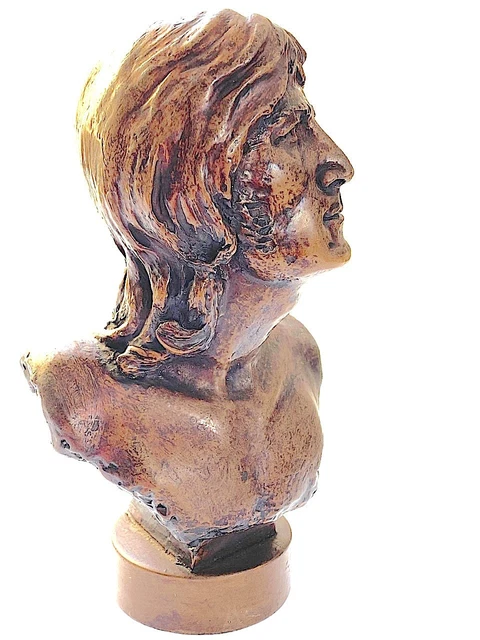 COLD CAST BRONZE Sculpture Bust John Lennon By Tom Murphy 2003 Made In ...