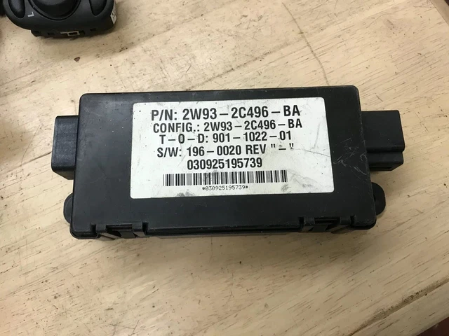 JAGUAR S TYPE Electric Handbrake Parking Brake Module Ecu 2W932C496Ba £ ...