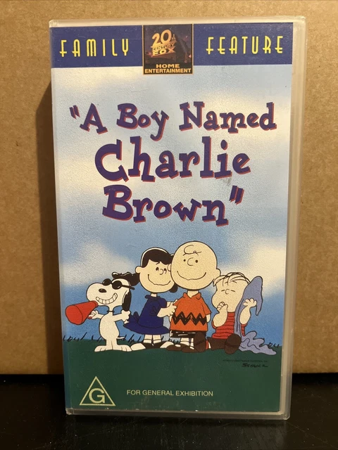 A BOY NAMED CHARLIE BROWN - VHS Video 20th Century Fox Family Feature ...