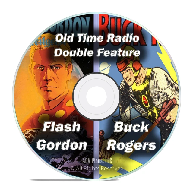 BUCK ROGERS, FLASH Gordon, 215 Old Time Radio, All Known Shows MP3 DVD ...