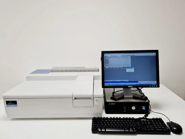 PERKIN ELMER LAMBDA 35 Sistema spettrometro UV/VIS con software Winlab ...