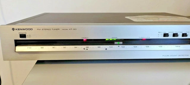 VINTAGE KT-80 KT 80 Hi-Fi Stereo Tuner £58.43 - PicClick UK
