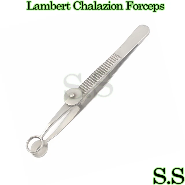 FORCEPS OPHTALMIQUES CHIRURGICAUX Lambert Chalazion 3,5 pouces ORL EUR 10,45 - PicClick FR