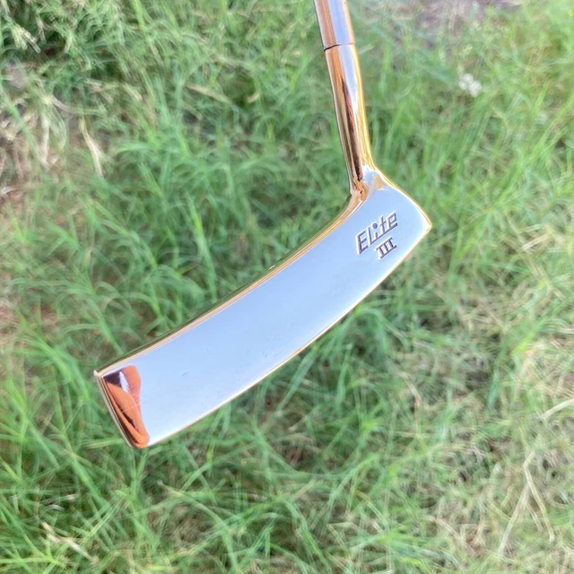 REFINISHED SPALDING ELITE III Blade Putter Original Leather Grip 35 ...