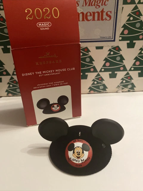 NOËL DISNEY POINÇON Keepsmickey Souris Club 65th Anniversaire Ornement ...