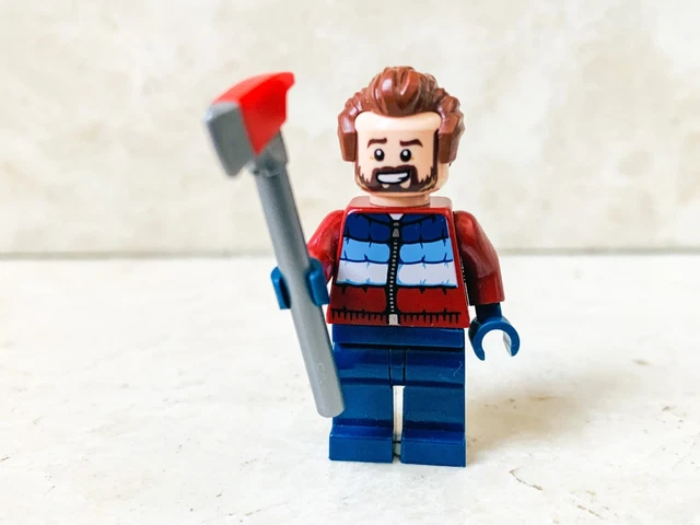 LEGO STRANGER THINGS Season 4 JIM HOPPER Russia Axe Minifigure NUOVA ...