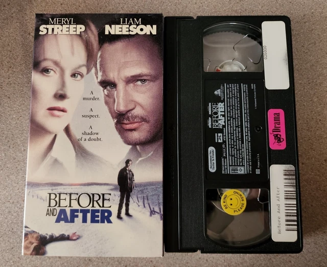 BEFORE AND AFTER (VHS, 1996) Meryl Streep Liam Neeson Drama £8.44 ...