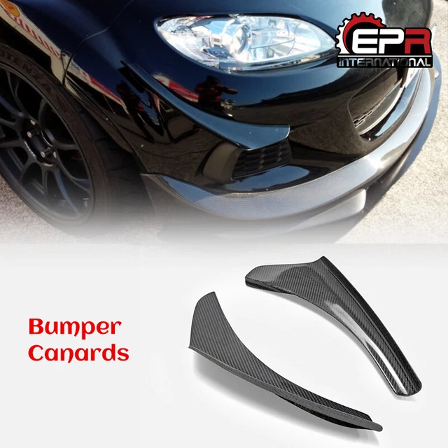 FOR MAZDA MX5 NC3 09-12 Miata Front Bumper Canards Trim IKO Style ...