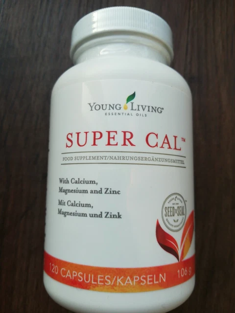 SUPER CAL WITH Calcium Magnesium and Zink 120 Capsules Young Living £31 ...