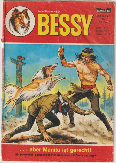 BESSY #76 ...aber Manitu ist gerecht!, Bastei 1967 | COMIC | WESTERN ...