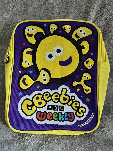 CBEEBIES BBC WEEKLY Childrens Backpack - Purple/yellow With Bugbies ...
