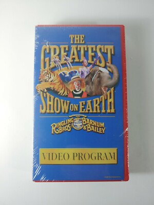 NEW RINGLING BROS Barnum & Bailey Greatest Show On Earth Circus VHS ...