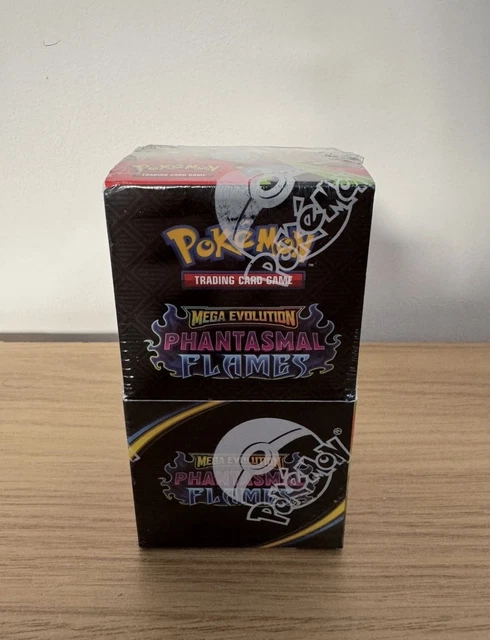 POKÉMON TCG MEGA Evolution Phantasmal Flames Half Booster Box ~ Sealed ...