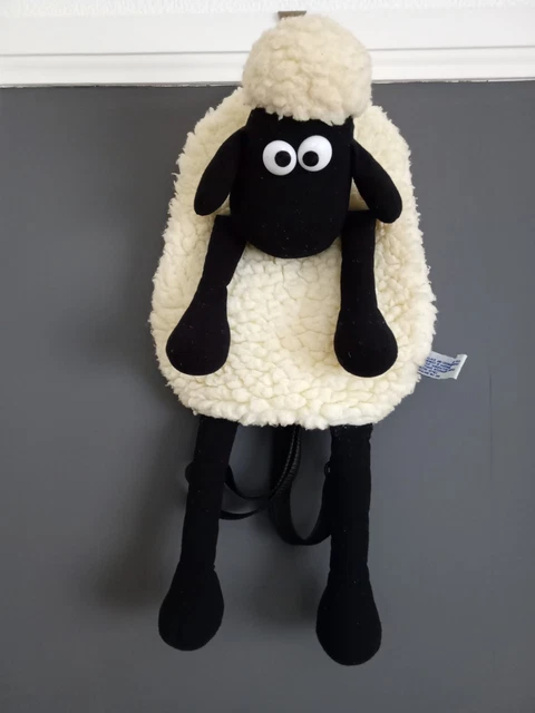 VINTAGE WALLACE AND Gromit Shaun The Sheep Backpack Rucksack 1989 £10. ...