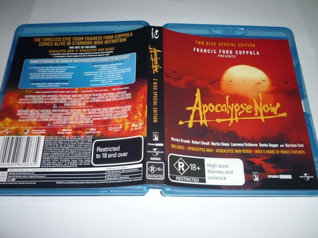 APOCALYPSE NOW + Apocalypse Now Redux (2 Disc) (Blu-Ray Disc, R18+) $12 ...