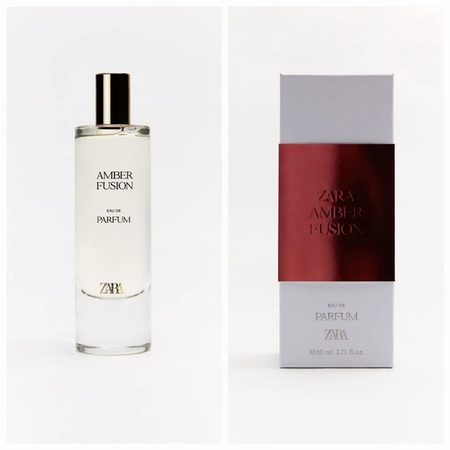 ZARA AMBER FUSION 80ml EDP Women's Spray Fragrance £24.50 - PicClick UK