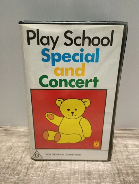 PLAY SCHOOL: SPECIAL And Concert VHS Clamshell Video Tape ABC Kids TV ...