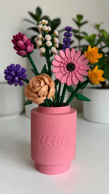 LEGO INSPIRED FLOWER Vase 🌸 |Display Vase for Bouquets & Botanical sets ...