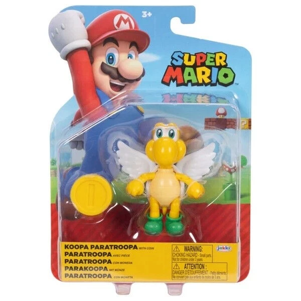 FIGURINE JAKKS PACIFIC Nintendo Super Mario Green Koopa Paratroopa 4 ...