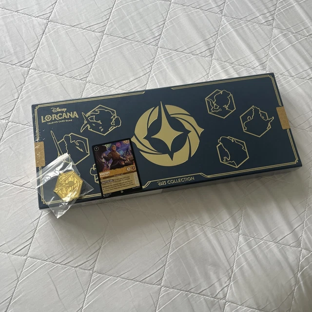 DISNEY LORCANA D23 2024 Collection Box Set with pin & card - Brand New ...