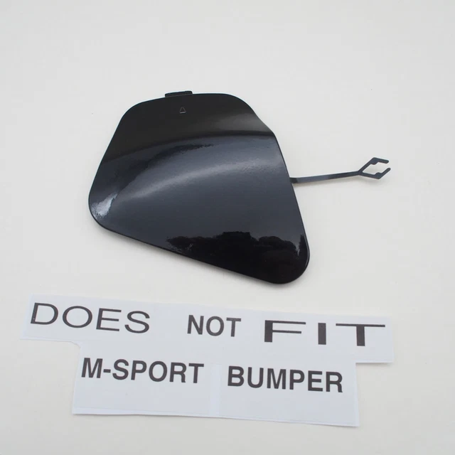 FRONT BUMPER TOW Hook Cover For BMW X6 F16 SE 2015-2019 Sapphire Black ...