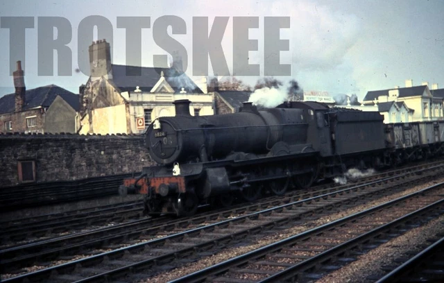 35MM SLIDE BR British Railways Steam Loco 6824 Class 6800 Newport c1962 ...