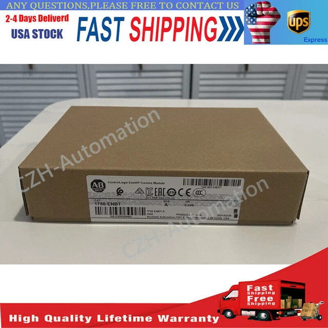 NEW ALLEN-BRADLEY 1756-ENBT EtherNet/IP ControlLogix Module 1756 ENBT ...