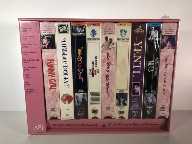 BARBRA STREISAND 29TH Afi Lifetime Achievement Award Vhs Tape Boxed Set ...