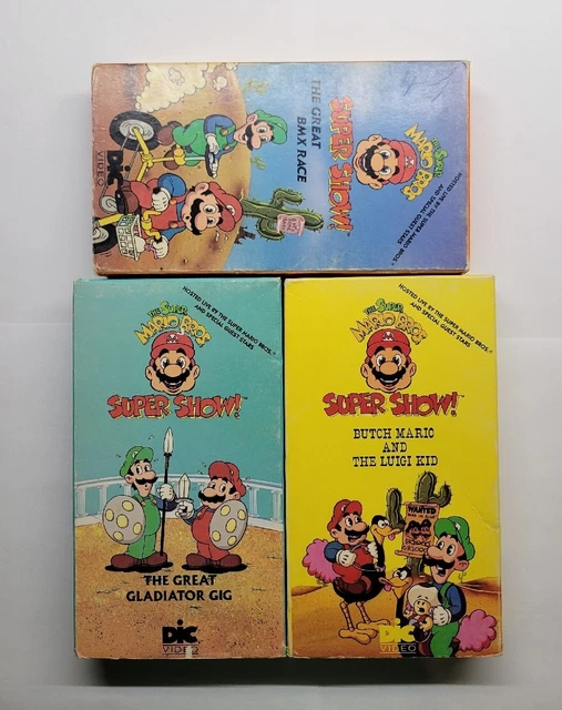 SUPER MARIO BROS Super Show (VHS) Mario Magic Carpet EUR 7,41 - PicClick FR