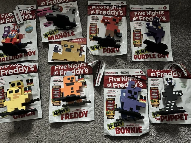 FIVE NIGHTS AT Freddy’s McFarlane 8-bit Construction Sets COMPLETE SET ...