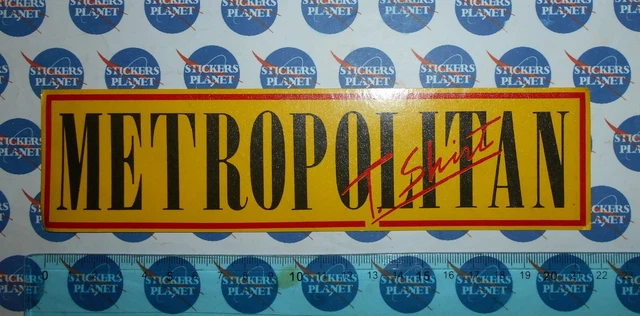 ADESIVO STICKER VINTAGE Autocollant Aufkleber Original Metropolitan ...