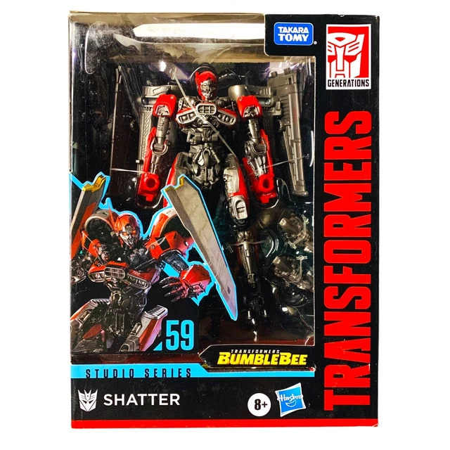 TRANSFORMERS STUDIO SERIES 59 Shatter Jet Deluxe Class Bumblebee Movie ...
