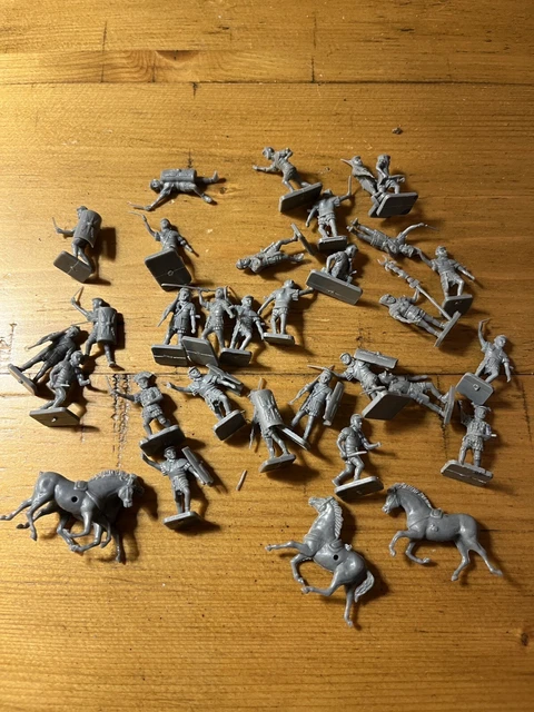 PLASTIC ROMAN SOLDIERS - 1970’s Very Rare £10.00 - PicClick UK