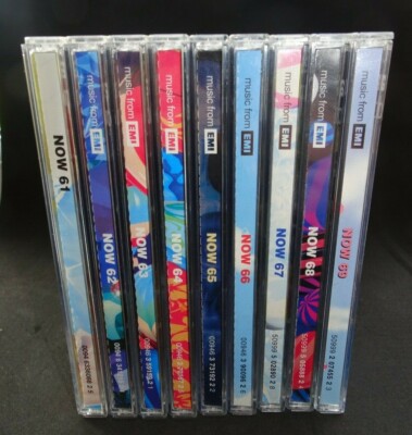NOW THAT'S WHAT I Call Music x 9 CD Bundle 61-69 Double CDS £15.00 ...