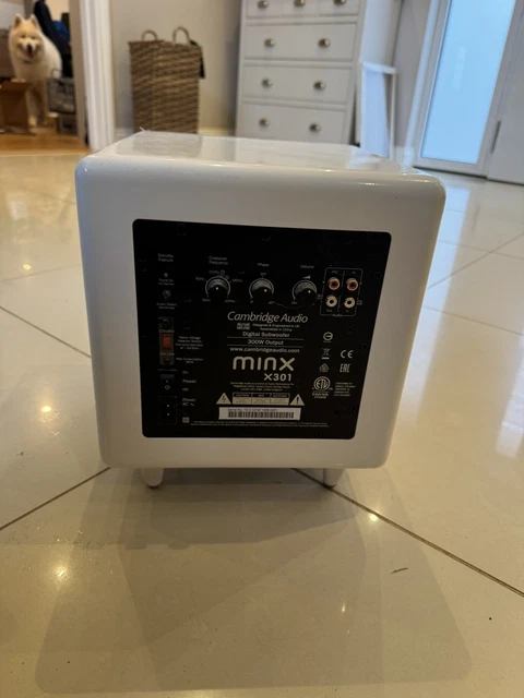 CAMBRIDGE AUDIO MINX X301 Subwoofer 300W, White £195.00 - PicClick UK